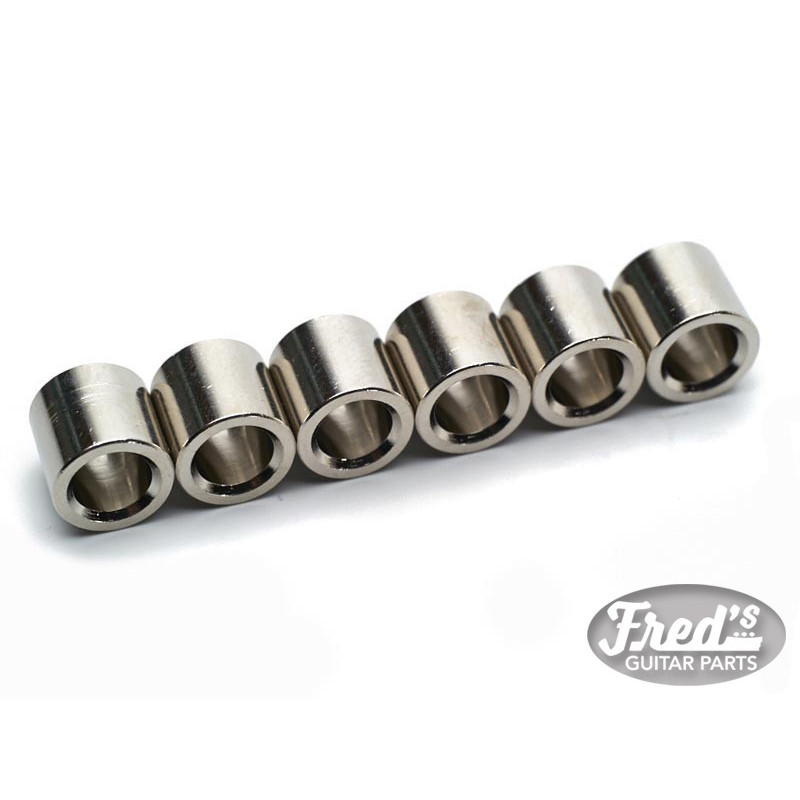 TELE STRING BUSHING 9.5mm DIA NICKEL (SET OF 6) - Fred's Guitar Parts