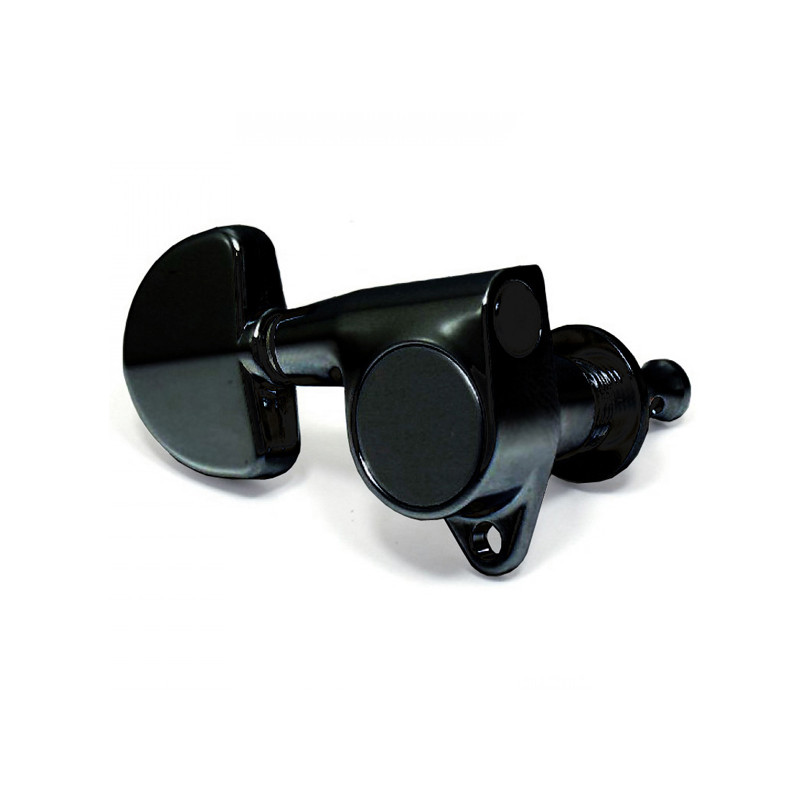 MACHINE HEADS 3+3 GROVER® STYLE RATIO 1:18 BLACK - Fred's Guitar Parts