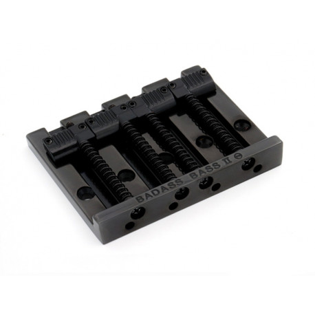 LEO QUAN® BADASS II™ BASS BRIDGE 4 STRING 19mm STRING SPACING BLACK ...