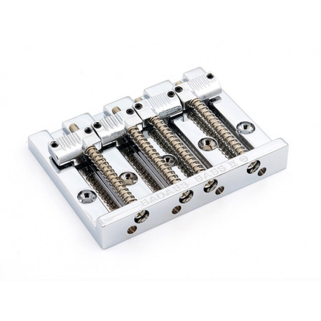 LEO QUAN® BADASS II™ BASS BRIDGE 4 STRING 19mm STRING SPACING CHROME ...