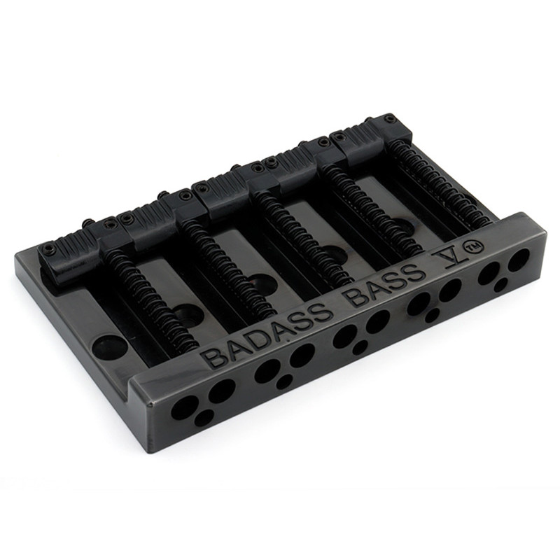 LEO QUAN® BADASS V™ BASS BRIDGE 5 STRING BLACK - Fred's Guitar Parts