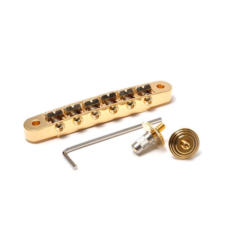 DUESENBERG 3 POINTS RADIUS TV BRIDGE GOLD - Fred's Guitar Parts