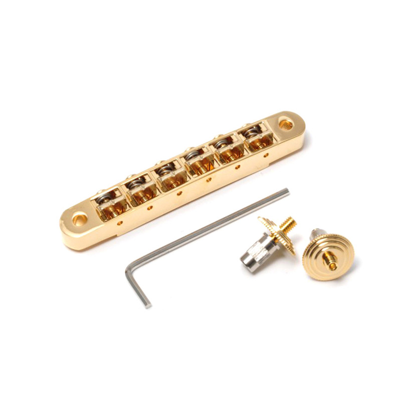 DUESENBERG 3 POINTS RADIUS TV BRIDGE GOLD - Fred's Guitar Parts