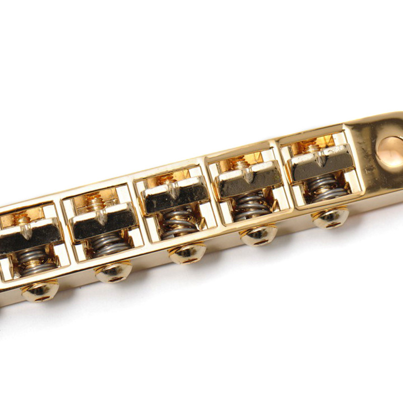 DUESENBERG 3 POINTS RADIUS TV BRIDGE GOLD - Fred's Guitar Parts