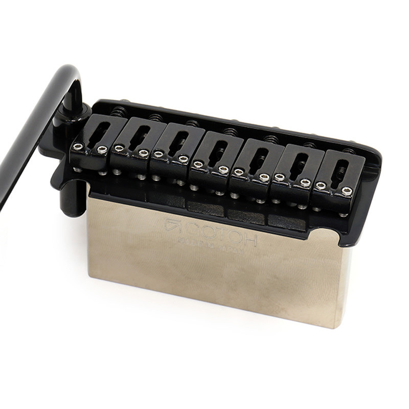 GOTOH® NS510TS-FE7 TREMOLO FOR 7 STRINGS STEEL BLOCK AND SADDLES BLACK ...