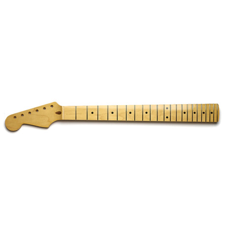 ALL PARTS® NECK FOR STRAT® LEFT HAND 12" LBF 1 PIECE MAPLE 22 FRETS ...