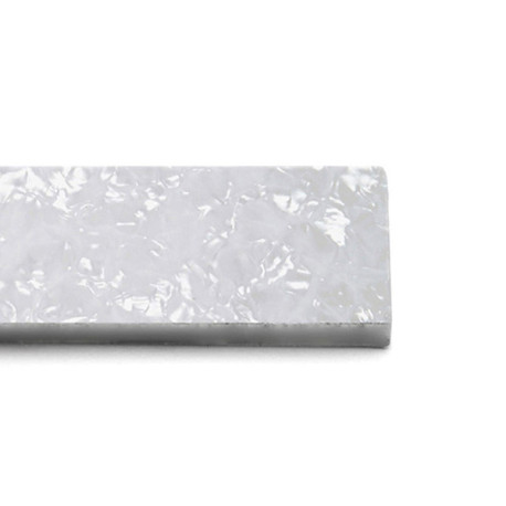 BINDING CELLULO 6 x 1.5 x 1380mm WHITE PEARL - Fred's Guitar Parts