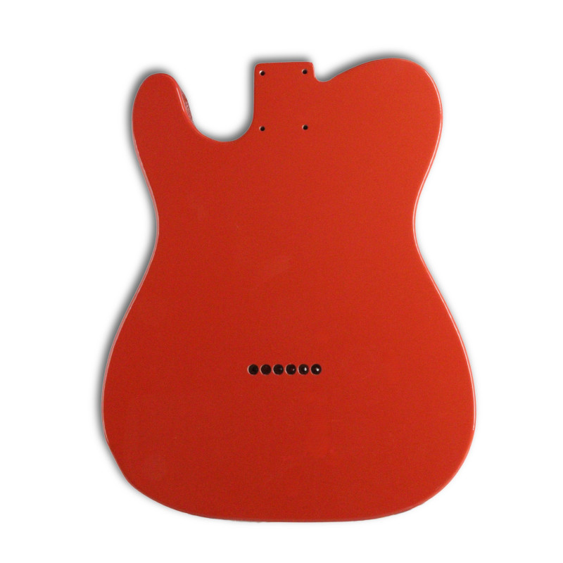 HOSCO® REPLACEMENT BODY FOR TELE® ALDER 3pcs FIESTA RED - Fred's Guitar ...