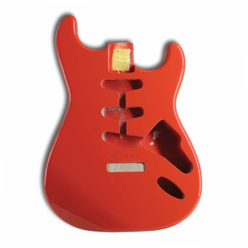 HOSCO® REPLACEMENT BODY FOR STRAT® ALDER 3pcs FIESTA RED - Fred's ...