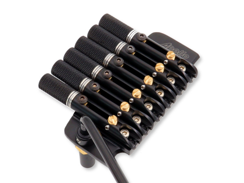 RIVIERA® GUITAR TREMOLO BRIDGE BLACK - Fred's Guitar Parts